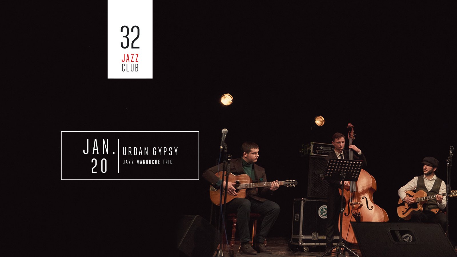 Urban Gypsy Jazz Manouche Trio 32jazzclub Old Fashioned Bar 32